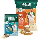 Better Nutrition Biofortified Atta 5kg| High Fiber for Digestive Ease ...