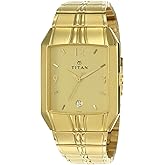 Titan Regalia Quartz Analog with Date White Dial Stainless Steel Strap ...