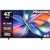 Hisense 108 cm (43 inches) E68N Series 4K Ultra HD Smart Google QLED TV 43E68N (Grey) : Amazon ...