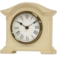 Towcester Clock Works Co. Mantel Clock, Wooden, Distressed Cream, One ...