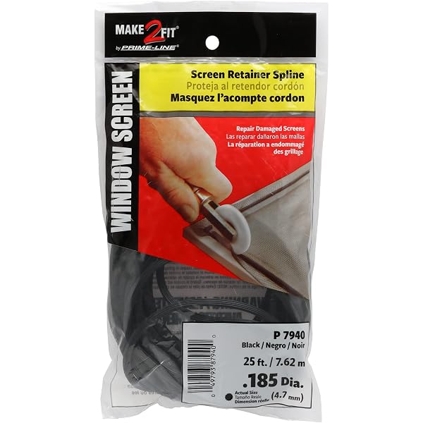 Window Screen Spline Ricky Liburd Prime-Line P 8127 Screen Retainer ...