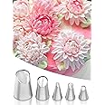 Chrysanthemum Sunflowers Peony Piping Nozzles Set,Rose Flower Petal ...