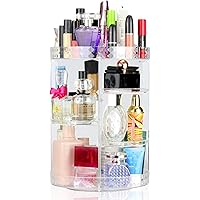 Rotating Cosmetic Organiser | 360° Spinning Makeup Holder | Vanity ...