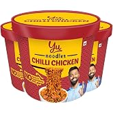 Yu Foodlabs Cup Noodles-4 Zingy Cheese + 4 Chilli Manchurian-Saucy ...