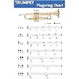 Trumpet Fingering Chart with Color-Coded Notes, Learn Trumpet Technique ...