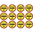 TopPrintedToppers Multicolor Stop Sign Children Crossing Lollipop Lady ...