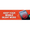 SIGNOOGLE Keep Your Mobile Silent Mode Sign Sticker Wall Medical ...