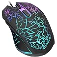 VersionTECH. Computer Wired USB Mouse,Games Laptop Light Up RGB PC ...