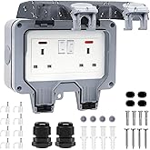 BG Electrical Outdoor Double Switched Power Wall Plug Socket ...