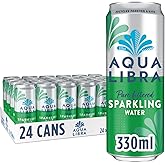 Aqua Libra Sparkling Water - Natural Flavour - No Sugar - Low Calorie - Refreshing - Cucumber ...