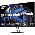 XIAOMI G27Qi 27" 2K QHD Gaming Monitor – 2560x1440 IPS, 180Hz Refresh ...