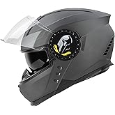 Steelbird SBA-20 Draco Bluetooth ISI Certified Full Face Helmet for Men ...
