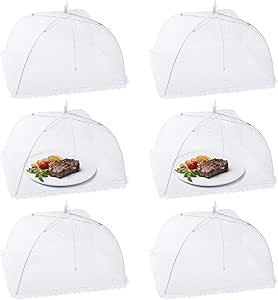 Homealexa Food Covers Food Net, 17 Inch Large Food Covers Mesh Pop Up ...