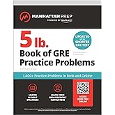 5 Lb. Book Of Gre Practice Problems : Manhattan Prep: Amazon.in: Books