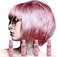 Crazy Colour Candy Floss Semi-Permanent Hair Dye 4 Pack (4 x Pink ...