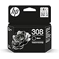HP 308 Black Original Ink Cartridge EU : Amazon.co.uk: Computers ...