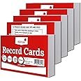 Record Card Bulk Pack of 500 | 5 x 100 5x3” White Plain Record Cards ...