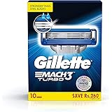 Gillette Mach 3 Turbo Manual Shaving Razor,Pack of 1 : Amazon.in ...