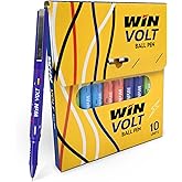 WIN Guide Ball Pens | 20 Blue Ink Pens | Premium Pens with Stylish ...