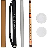 Punam Flutes C Natural Medium Right Hand Bansuri Size 19 inches ...