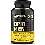 Optimum Nutrition Opti-Men Multi-Vitamin Supplements for Men with Vitamin D, Vitamin C, Vitamin ...