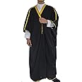 Desert Dress Black Bisht Cloak Arab Dress Thobe Saudi Mens Robe Eid ...