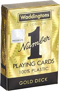 Classic Gold Waddingtons Number 1 Playing Cards : Amazon.co.uk: Toys ...