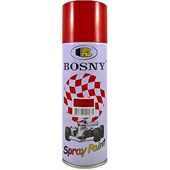 Bosny Acrylic Aerosol Spray Paint (400 ml, Signal Red): Amazon.in: Home ...