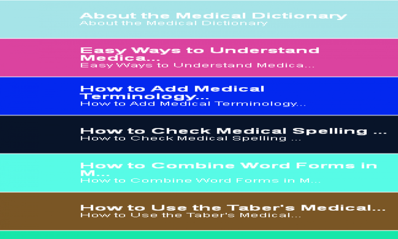 Medical Terms Dictionary : Amazon.co.uk: Apps & Games