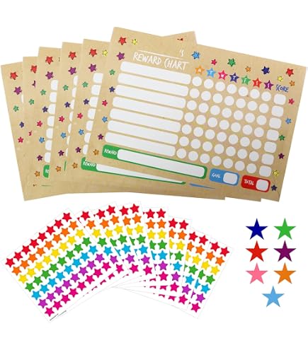 Reward Chart Behaviour A4 Blue Funky Monkey House Hape Behaviour