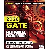 Buy GATE Mechanical Engineering 2026 | Previous Year Solved Papers (1996 to 2025) | Best Seller ...