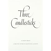 Three Candlesticks Luxury Writing Paper, 1 Pad, 40 Sheets, A4 - White ...