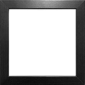24X24 BLACK COLOUR MODERN BOX FRAMES WOOD FINISH PHOTO PICTURE SQUARE ...