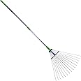 Sharpex Telescopic Metal Rake, 31 to 64 Inch Adjustable Expanding ...