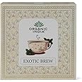 ORGANIC INDIA Exotic Brew Gift Box (Tulsi Green Tea Lemon Ginger, Tulsi ...