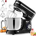 Vospeed Stand Mixer, 4.5L+5L Bowls 8-speed 1000W Tilt-Head Food Mixer ...