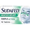 Sudafed Mucus Relief Triple Action Cold & Flu, Stop Cold Symptoms From ...