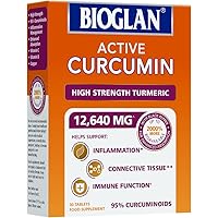 Bioglan Active Curcumin, High Strength Turmeric extract, 1 month supply ...