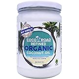 Coco Road Organic & Fair Trade Virgin Coconut Oil (500ml) (500ml Glass ...
