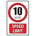 Aditya Sign® Speed Limit 10 km/h In Front Of Gate Sign Board GNS-12577 (1 Qty) : Amazon.in ...