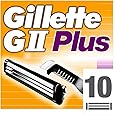 Auslaufmodell Gillette GII Plus Klingen, 10 Stück: Amazon.de: Drogerie ...