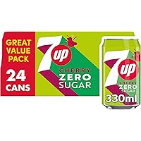7UP Zero Cherry 330ml Can (Pack of 24) : Amazon.co.uk: Grocery