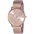 Tommy Hilfiger Quartz Analog Rose Gold Dial Stainless Steel Strap Watch ...