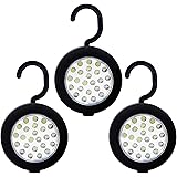 Am-Tech 24 LED Round Magnetic Work Light Torch With Integral Hook And ...