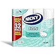 Nicky Elite White 32 Roll Toilet Tissue : Amazon.co.uk: Grocery