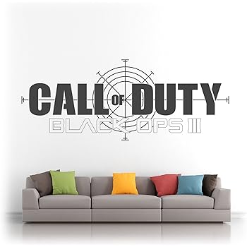 CALL OF DUTY style Ghost cod wall art Vinyl sticker Boys bedroom Gaming ...