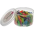Laurel Plastiklips Reusable & Recyclable Paperclips - Assorted 35mm Tub ...