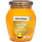 Anveshan A2 Cow Ghee 500ML | Desi Ghee in Glass Jar | Bilona Method ...