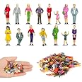Miniaturfiguren Maßstab 1:100 – 100 Stück, Detailreiche Micro-Figuren ...