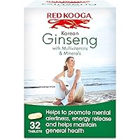 Red Kooga Ginseng Multivitamins & Minerals x 32 : Amazon.co.uk: Health ...